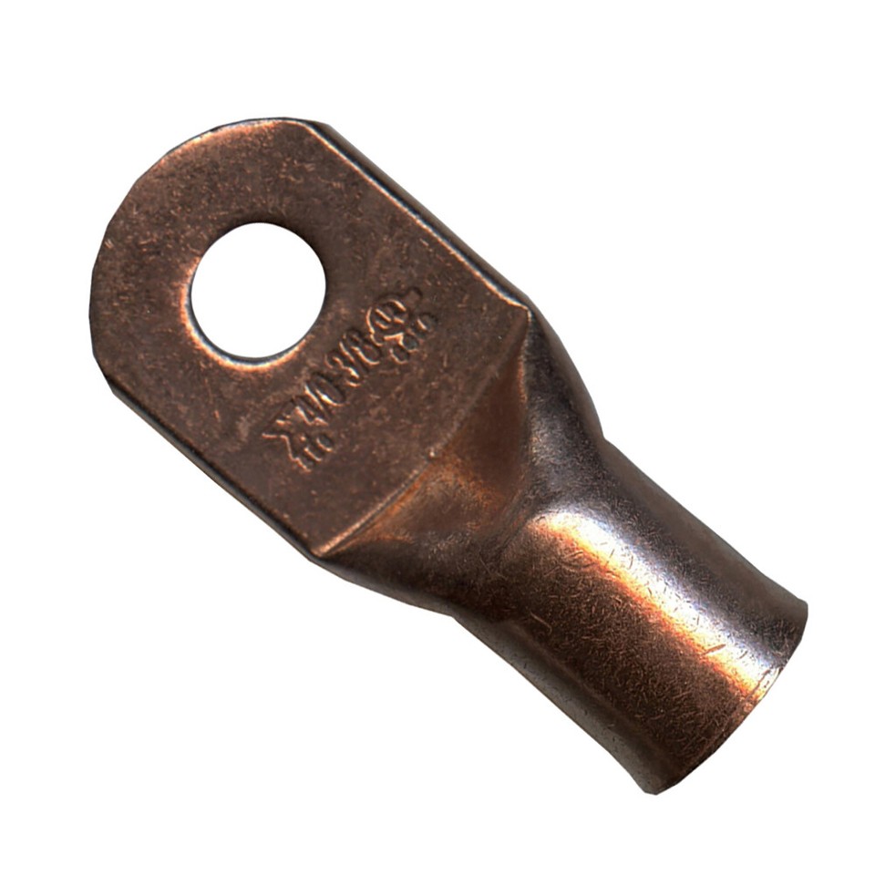 Tinned & Copper Lug Ring Terminal Butt Connector Lot - 8 to 4/0 Gauge ...