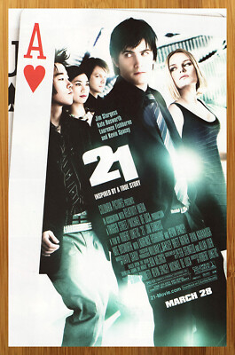 2008 21 Print Ad/Poster Kate Bosworth Kevin Spacey Official Movie Promo ...