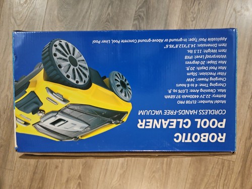Intertek Cordless Robotic Pool Vacuum Cleaner - SM22-301-032-01 for ...
