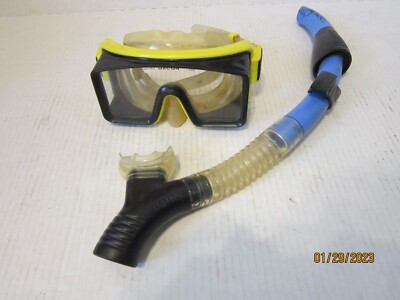 Vintage Dacor Tempered Lens Diving Mask Made in Japan With Aqua Lung ...