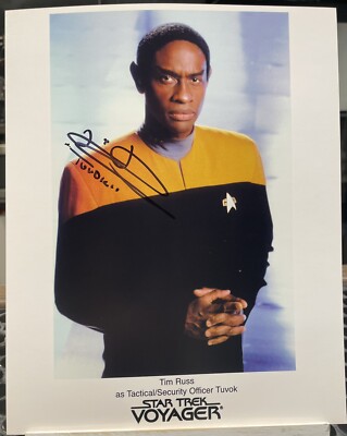 Tim Russ “Tuvok” (Star Trek: Voyager) Signed Autographed 8x10 Photo | eBay