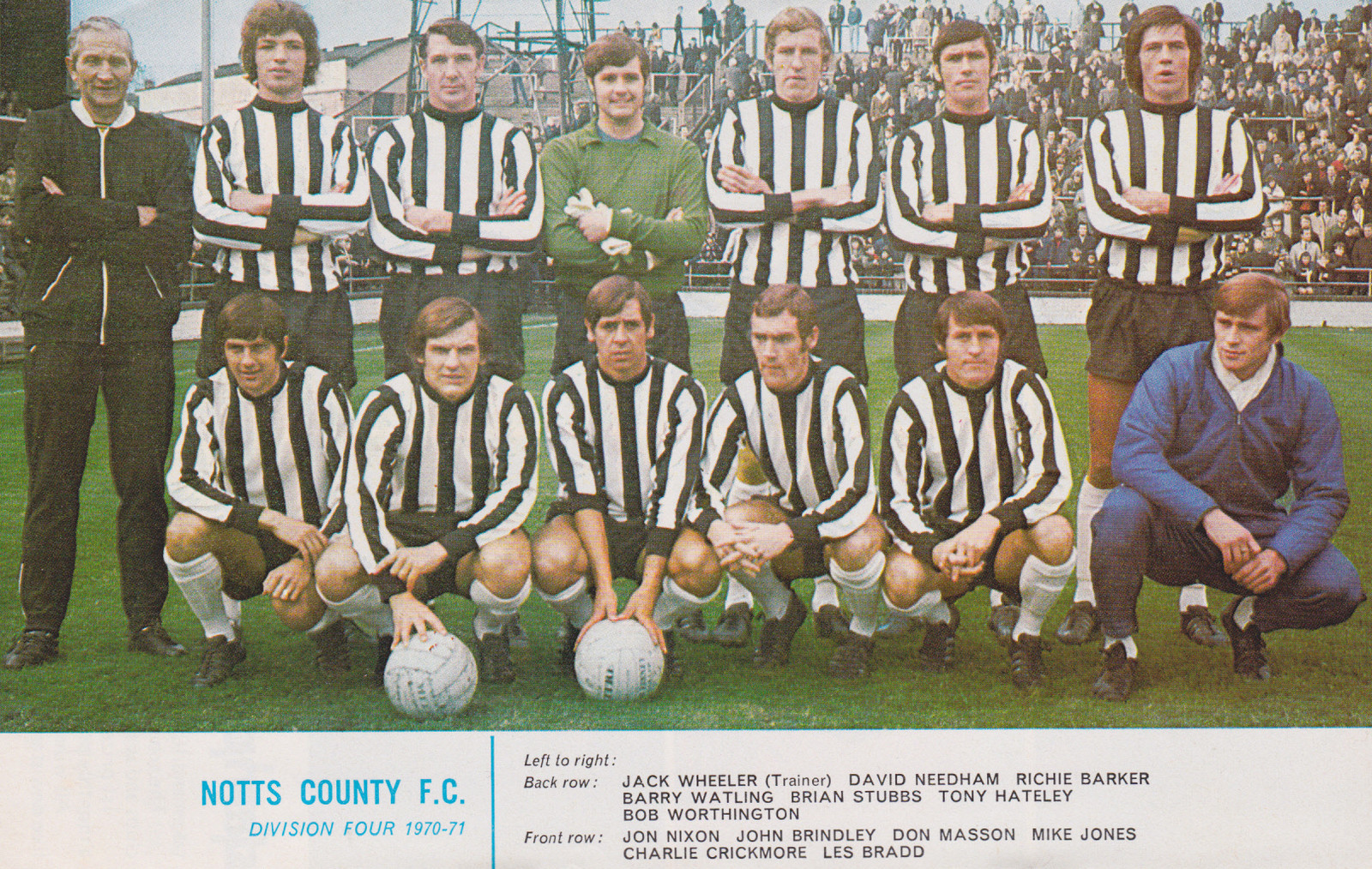 NOTTS COUNTY FOOTBALL TEAM PHOTO>1970-71 SEASON | eBay