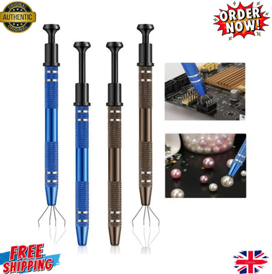 Precision 4-Claw Grabber IC Chip Picker Screw Holder Electronics Repair ...