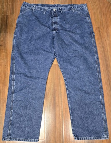 Wrangler Men's Carpenter Jeans Medium Wash Blue Denim Size 46 X 32 ...
