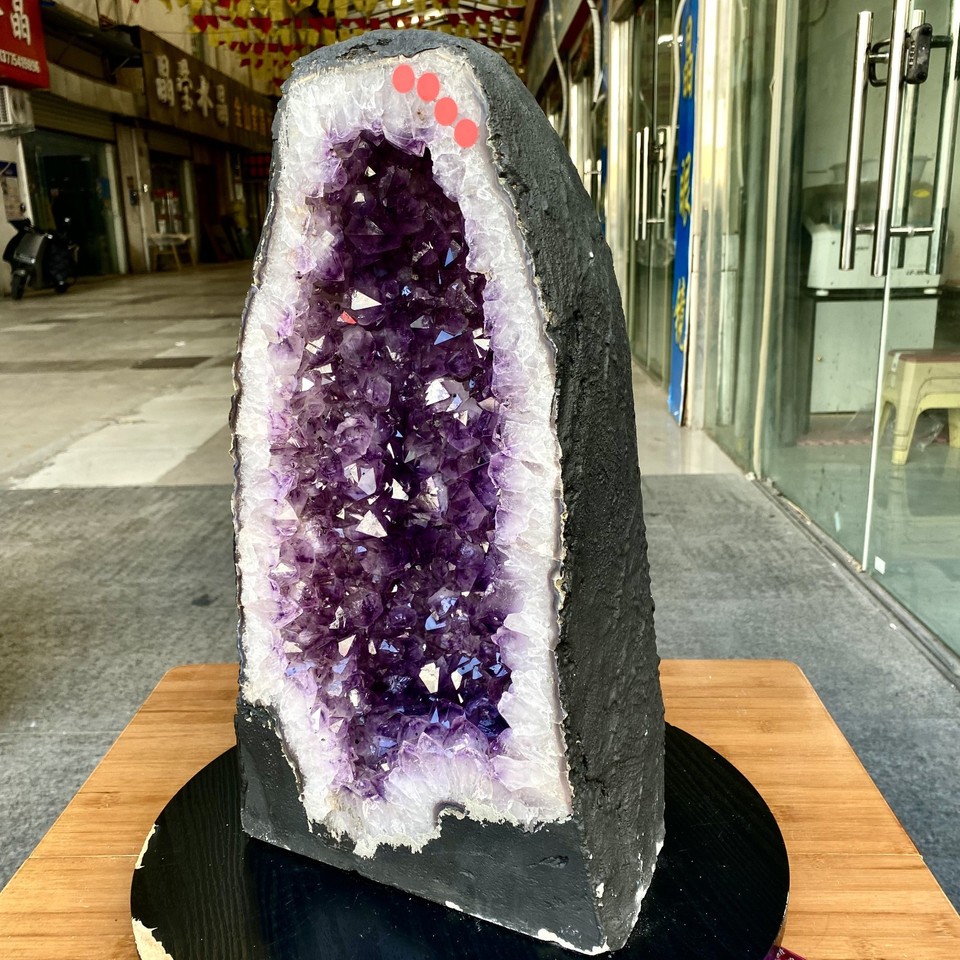 60LB Large natural amethyst crystal cave cathedral crystal cluster ...