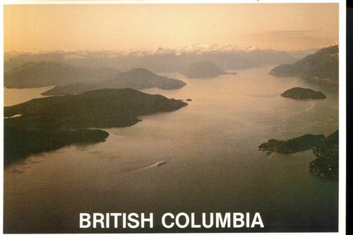 BRITISH COLUMBIA HOWE SOUND CHROME POSTCARD C1980 REF: 478 | eBay