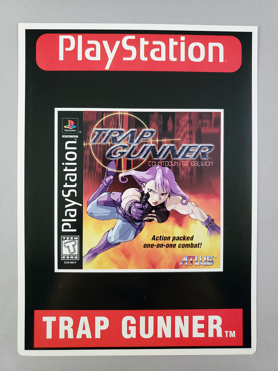 Trap Gunner - Toys R Us Display Card - PlayStation 1 PS1 VidPro 1998 ...