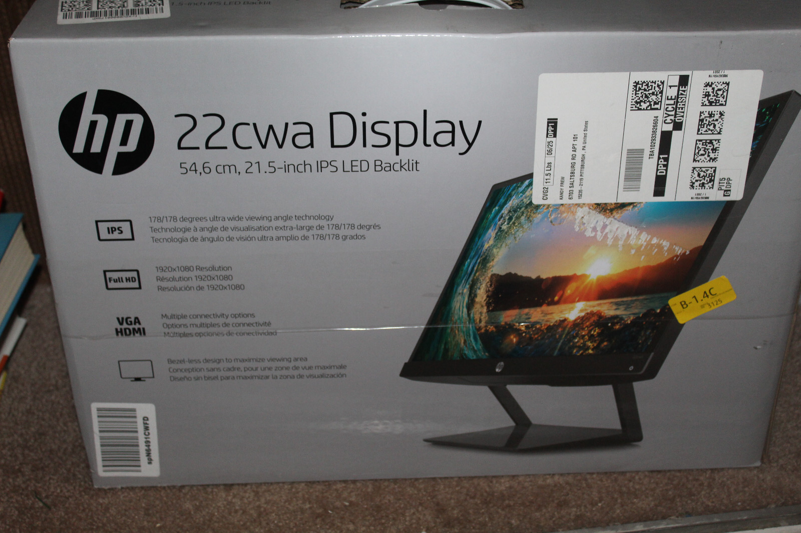 HP 22cwa 21.5" Full HD Display for sale online | eBay