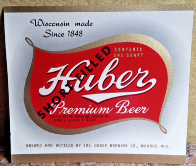 Huber Beer Label ... | eBay