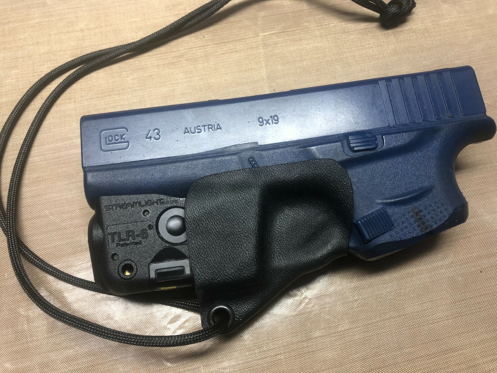 Kydex Trigger Guard for Glock 42, 43, 43x, 48, incld MOS with TLR-6 | eBay