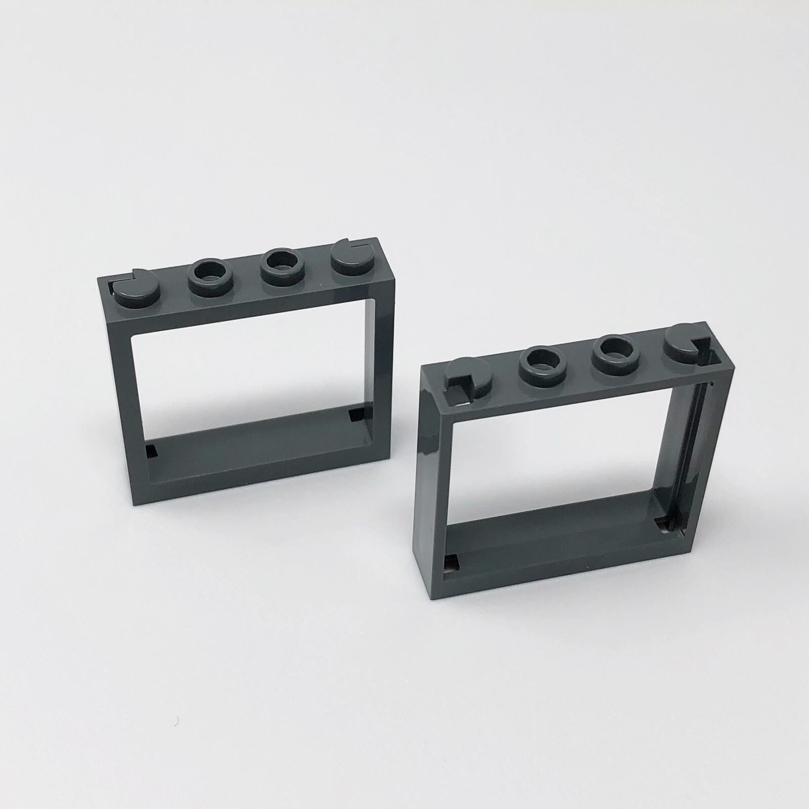 60594 LEGO Parts Window 1x4x3 No Shutter Tabs DARK BLUISH GRAY (2) | eBay