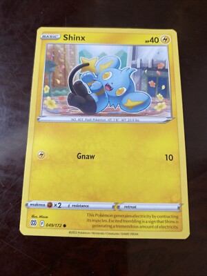 Shinx 049/172 Swsh09: Brilliant Stars Regular Pokémon TCG card | eBay