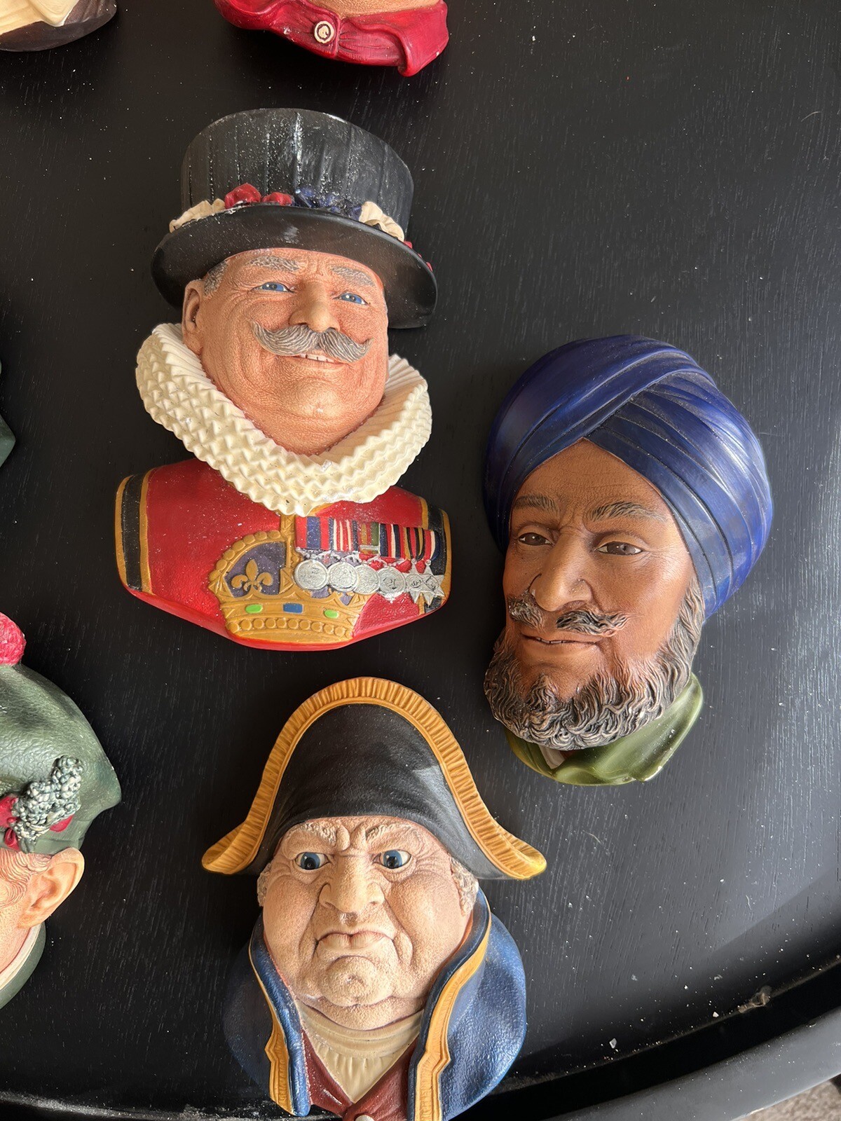 vintage bossons chalkware heads 18 3D 1960 1970 1980 Set England Rare ...