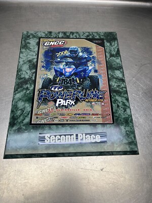 2008 Can Am GNCC Racing Powerline Park Ohio Brandon Sommers Plaque ...