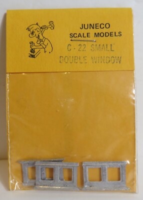 N Scale: Juneco Scale Models C-22 Small Double Window (3) Package | eBay