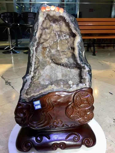 39LB Natural High quality Amethyst geode quartz cluster Mineral ...