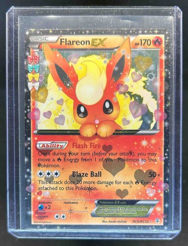 2016 Pokemon Generations Flareon EX Rookie Holo #RC6/RC32 | eBay