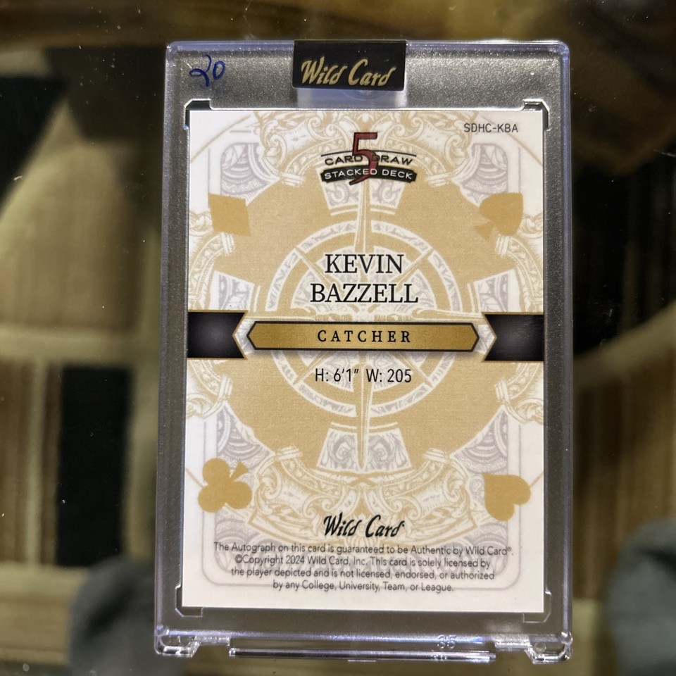 2024 WILD CARD 5 CARD DRAW KEVIN BAZZELL 1/1 AUTO RC Nationals 🔥 | eBay