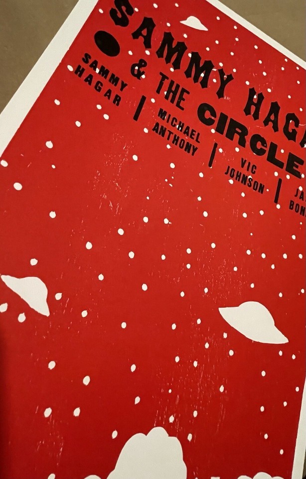 Sammy Hagar - Hatch Show Print - Ryman Auditorium - Poster | eBay