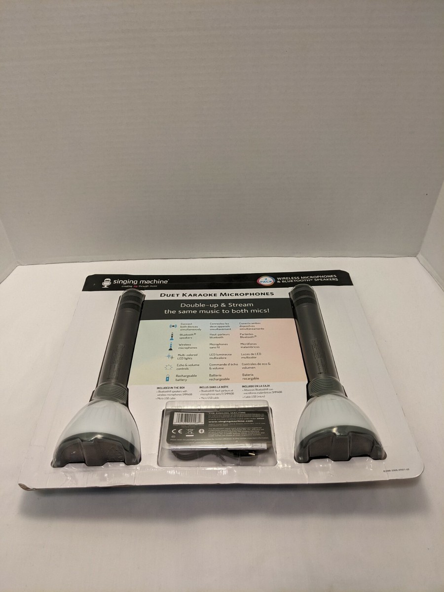 Singing Machine Duet Karaoke Microphones How To Use