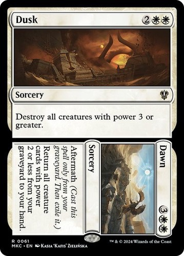 MTG Commander MKC NM Magic Dusk // Dawn | eBay