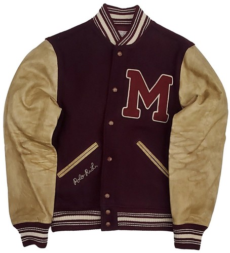 NWT Polo Ralph Lauren Morehouse College Maroon Tiger Varsity Jacket ...