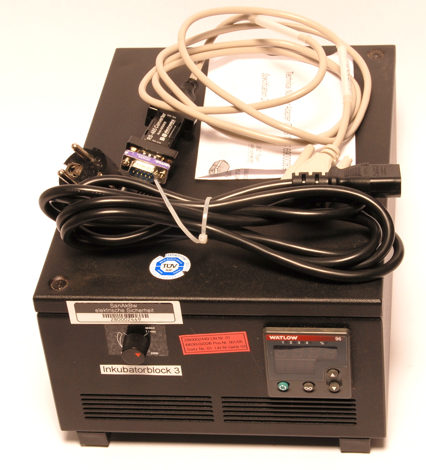 Used INHECO TEC Controller RS ??485 interface shaker RS232-RS485 ...