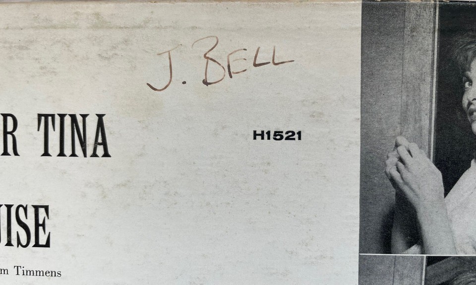 Tina Louise It’s Time For Tina Mono Concert Hall Label VG+ Cheesecake ...