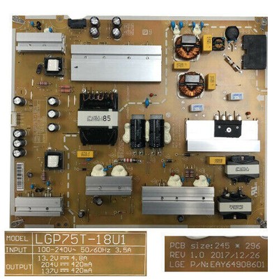 Alimentation LG 75UL3E-T, LGP75T-18U1, EAY64908601 | eBay