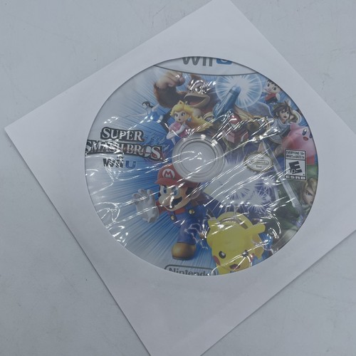 Super Smash Bros Wii U - Nintendo Wii U DISC ONLY Free Shipping Tested ...