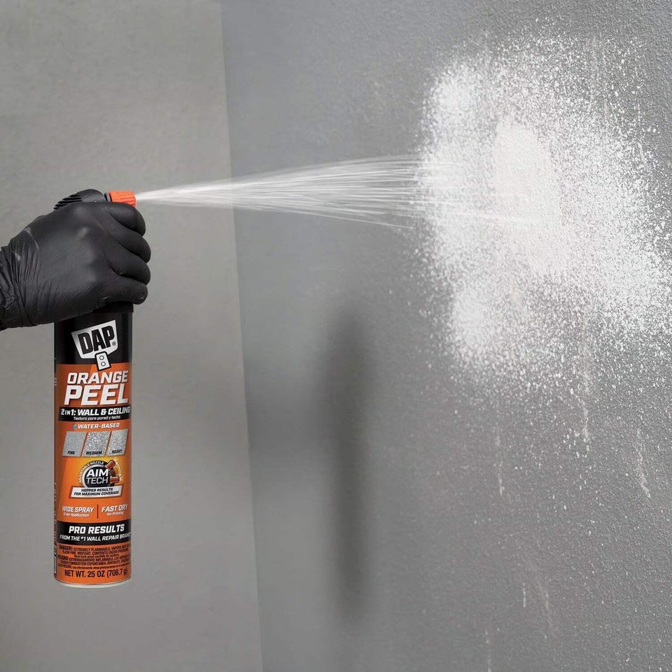 DAP White Water-Based Orange Peel Spray Texture 25 oz | eBay