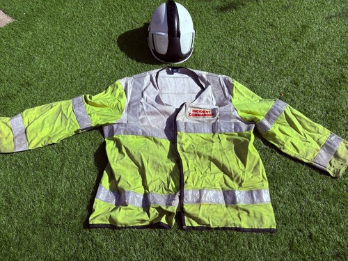 Rosenbauer Watch Manager Helmet And Incident Commander Hi Viz Tabard ...