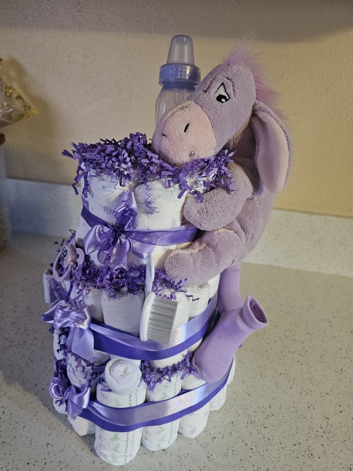 3 Tier Diaper Cake Donkey From Winnie Pooh Disney | eBay