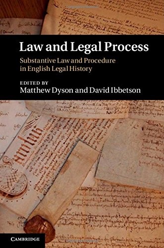 LAW AND LEGAL PROCESS: SUBSTANTIVE LAW AND PROCEDURE IN By Matthew ...