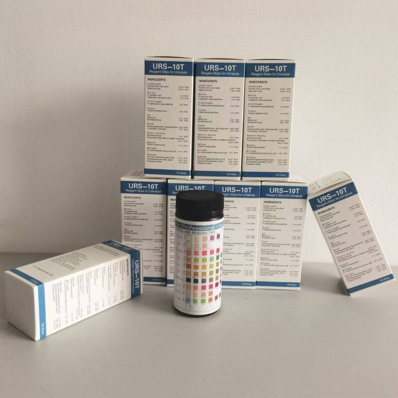 100 Strips URS-10T Urinalysis Reagent Strips 10 Parameters Urine Test ...