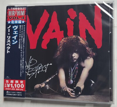 Vain No Respect CD new Japan reissue | eBay