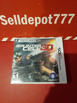 Tom Clancy's Splinter Cell 3D (Nintendo 3DS, 2011) Brand New 8888166757 ...