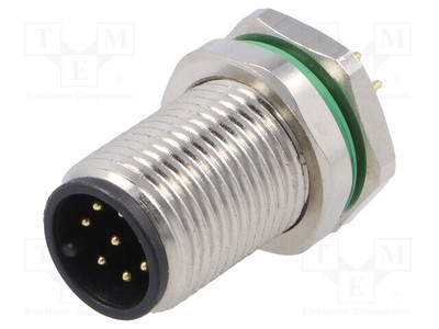 Socket PIN: 8 Code A- / CANopen M12 Male THT PXMBNI12RPM08APCM12 M12 ...