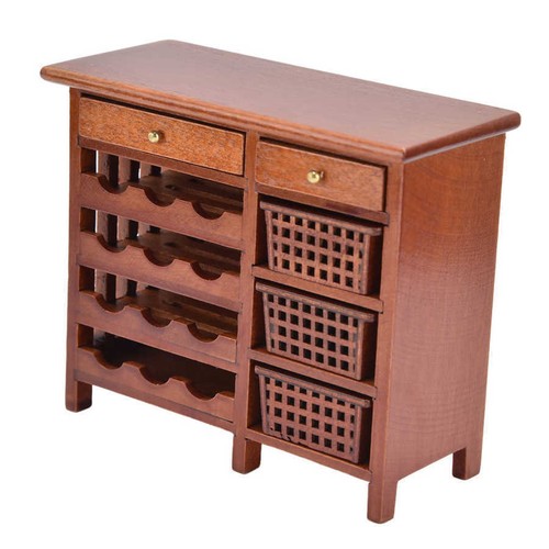 1:12 Dollhouse Furniture Model For Bb11 Scene Coffee Wine Cabinet ...