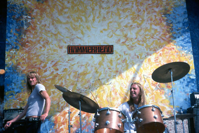 Vintage 35mm Slide 1970s Long Hair Sexy Rock Band on Stage Hammerhead ...