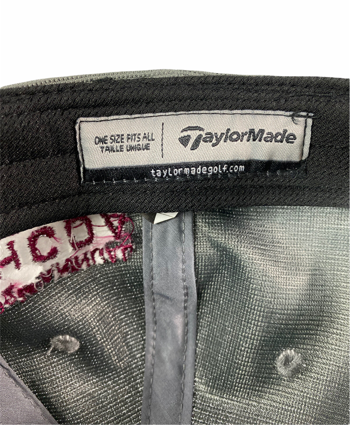 Mens Taylor Made 42 Annual IHCDA Adjustable Gray Hat GOLF ONE SIZE FIT ...