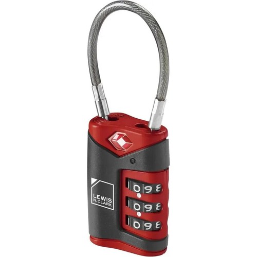 Lewis N Clark TSA Cable Lock Luggage Combination Lock - Choose Color | eBay