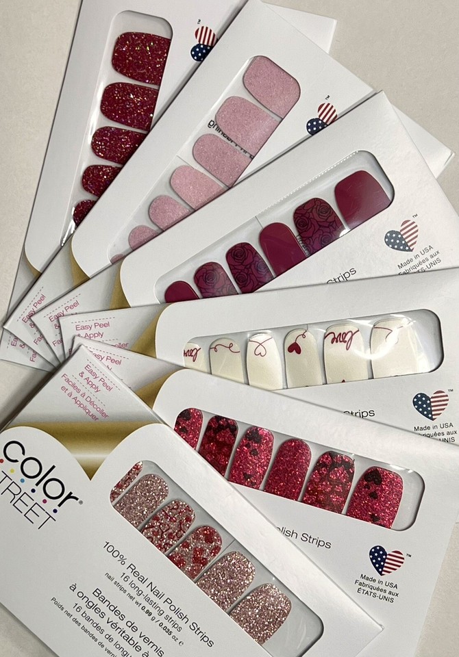 Color Street Nail Sets COMPLETE 2021 VALENTINE'S COLLECTION, RETIRED ...