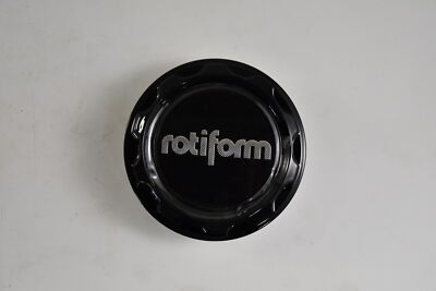 Rotiform Black/Chrome logo Center Cap Hub Cap 1005-26GB 1005-40GBS 3. ...