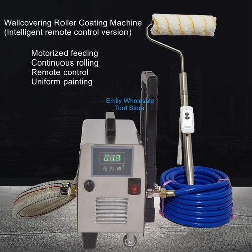 Wallcovering Roller Coating Machine Brush Glutinous Adhesive Base Film ...