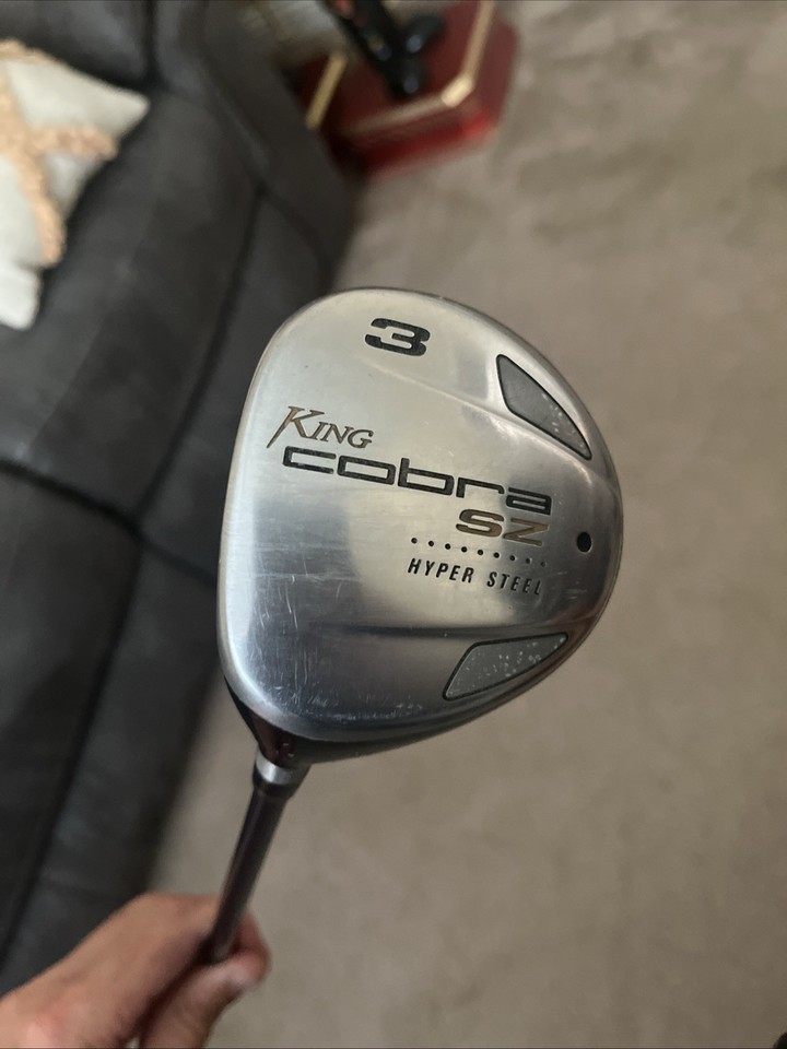 King Cobra LEFT Handed SZ Hyper Steel 3-Wood 60 Reg Flex Mid Kick 60g ...