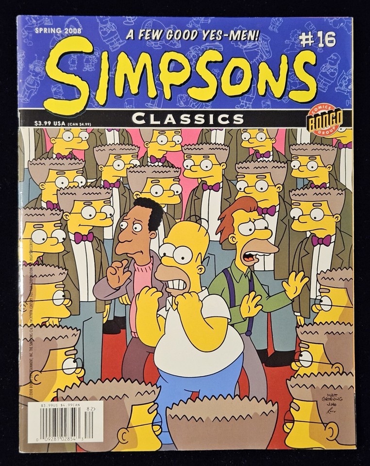 SIMPSONS CLASSICS MAGAZINE #16 (Bongo Comics) | eBay