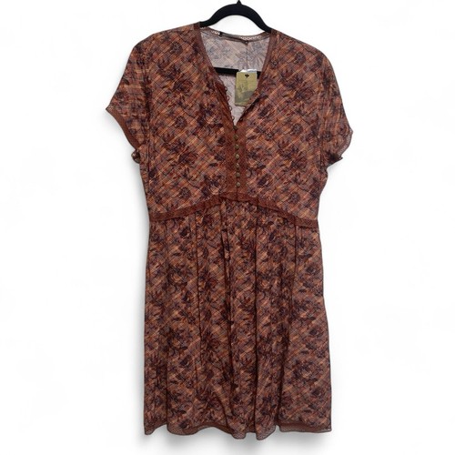 Peruvian Connection Aberdeen Tunic Dress US Size 12 NWT Lace Trim ...