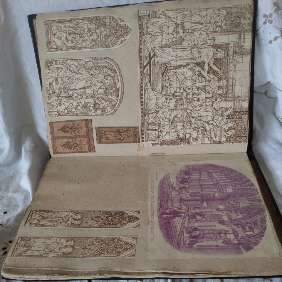 LATE 19TH/EARLY 20THC RELIGIOUS THEME SCRAPBOOK | eBay UK