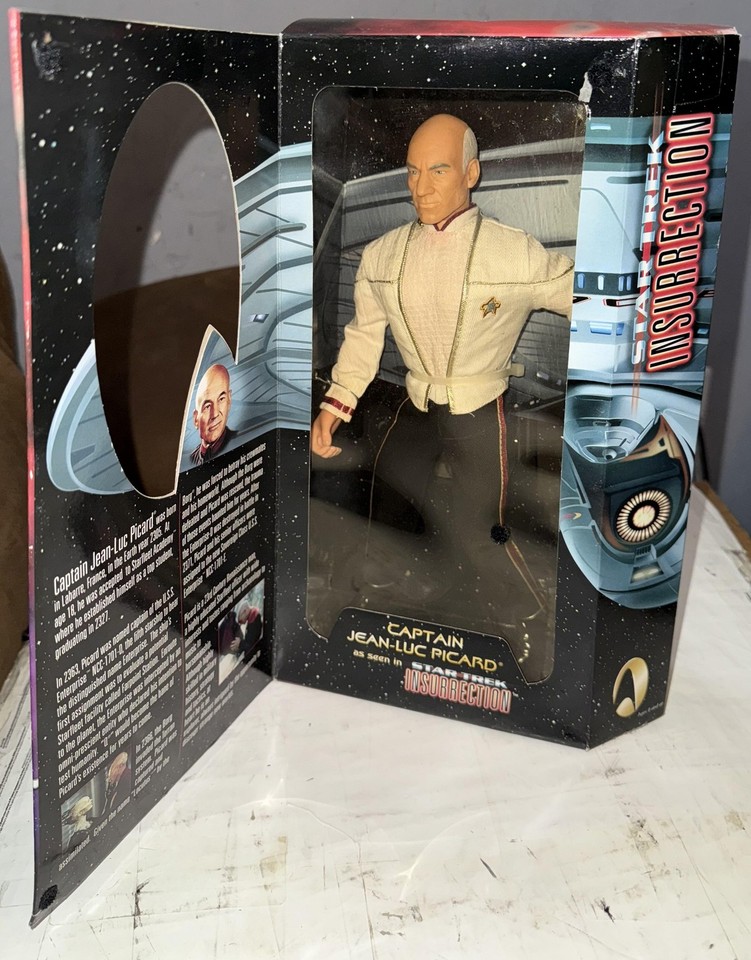 Star Trek Insurrection Captain Picard Action Figure Collector's Edition ...